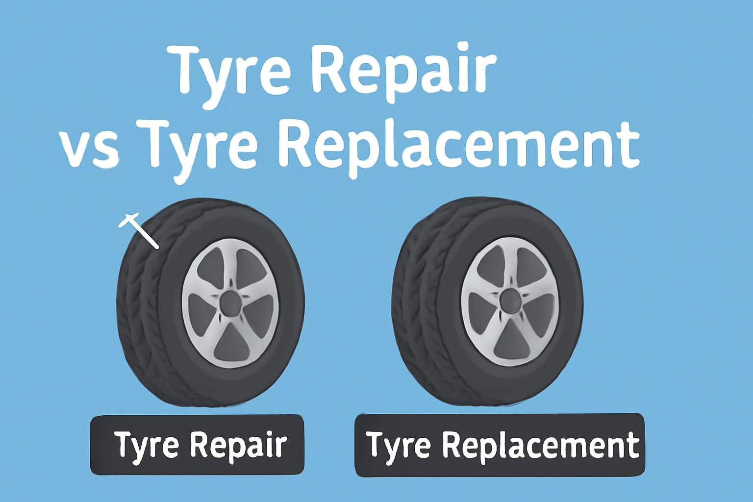 Tyre Repair vs Tyre Replacement | 5 Signs to Look Out for